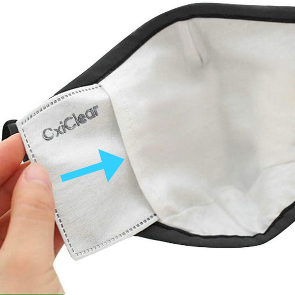 OxiClear Refill Filters, N99 PM 2.5 Activated Carbon Filter (Pack of 2